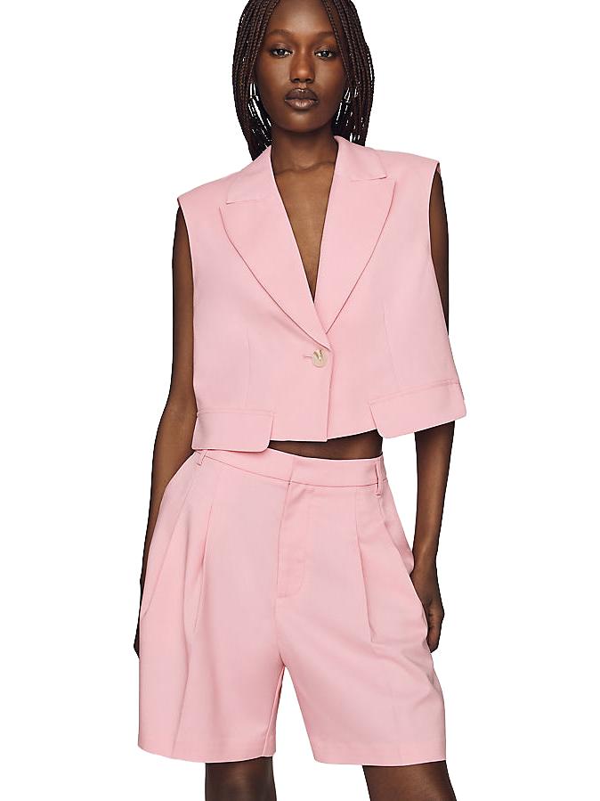 MAEVE Maeve Tailored Pleated Shorts
